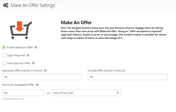 Make-an-Offer Price Haggling App for Online Store